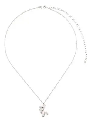 LOVENESS LEE K Alphabet-charm Necklace - Silver
