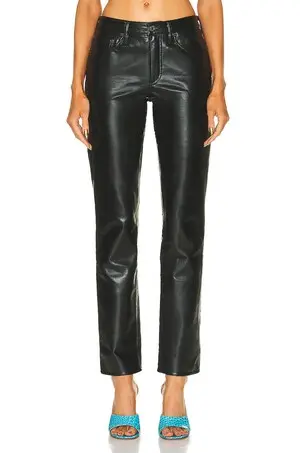 Women's Leather Jeans