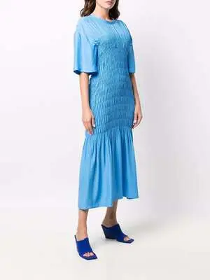 Stella McCartney Elasticated Panelled Midi Dress
