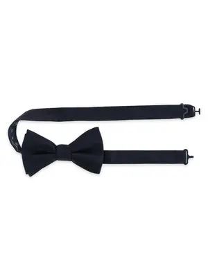 Trafalgar Sutton Pre-tied Silk Bowtie - Black