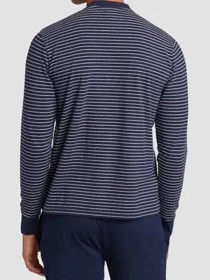 SAKS FIFTH AVENUE Collection Striped Henley Pajama Top