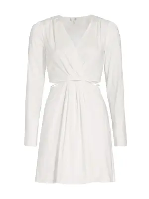 WAYF Pretty Cut-out Minidress