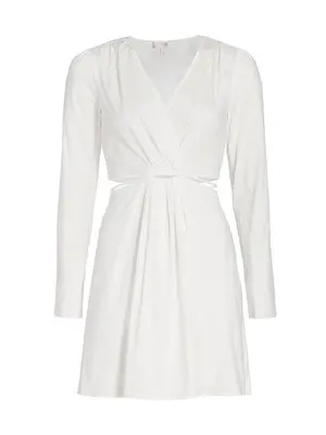 WAYF Pretty Cut-out Minidress