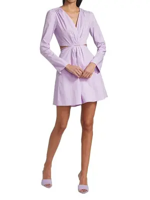WAYF Pretty Cut-out Minidress