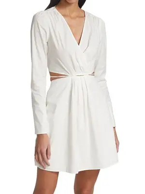 WAYF Pretty Cut-out Minidress