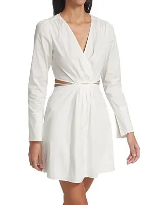 WAYF Pretty Cut-out Minidress