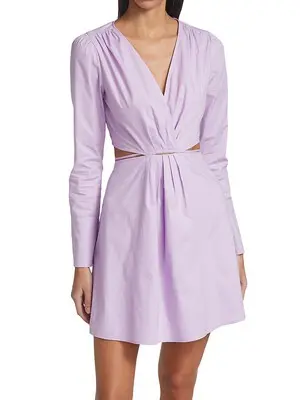 WAYF Pretty Cut-out Minidress