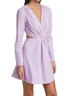 WAYF Pretty Cut-out Minidress