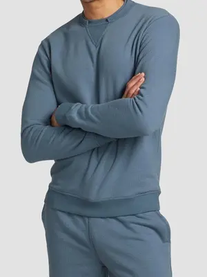 SAKS FIFTH AVENUE Collection Double Collar Sweatshirt