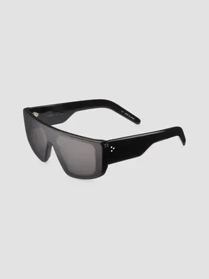 Rick Owens Performa 70mm Rectangular Sunglasses - Black