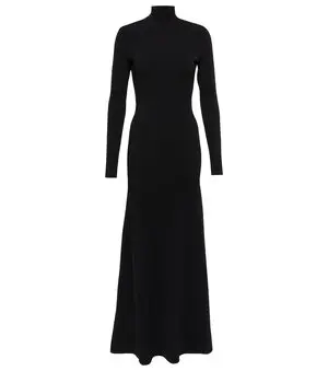 Victoria Beckham Ribbed-knit Maxi Dress