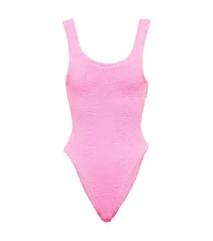 Hunza G Square Neck Swimsuit - Pink