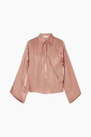 Etro Satin Wrap Top