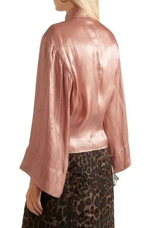 Etro Satin Wrap Top