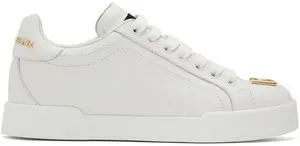 Dolce & Gabbana Dolce & Gabbana White Portofino Sneakers - 80001 White