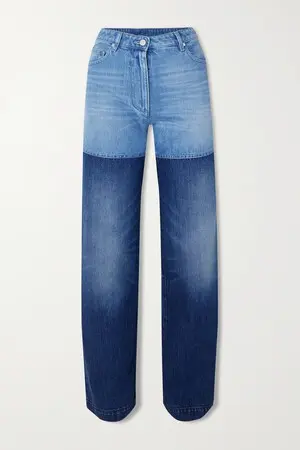 PETER DO Two-tone High-rise Jeans