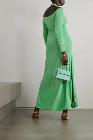 Jacquemus Lagoa Cold-shoulder Maxi Dress