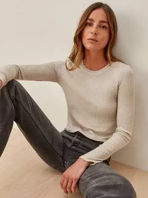 REFORMATION Jackie Knit Top
