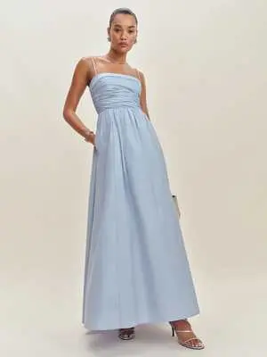 REFORMATION Kastoria Maxi Dress - Blue