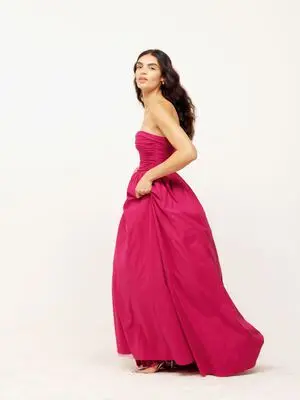 REFORMATION Reformation Kastoria Maxi Dress Rhubarb