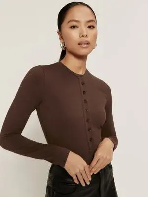 REFORMATION Nisa Knit Bodysuit
