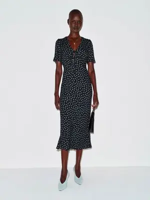 REFORMATION Tyra Dress - Black