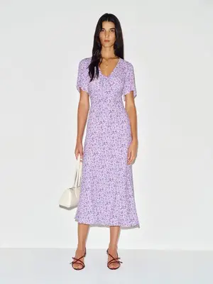 REFORMATION Tyra Dress - Purple