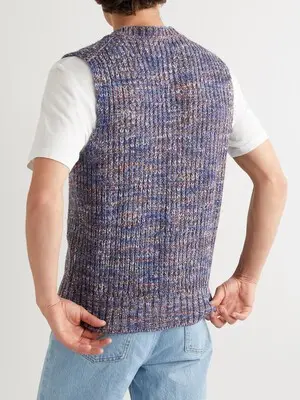 Mr P. Ribbed-knit Sweater Vest