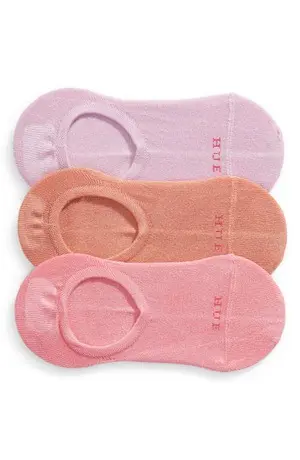 Hue Hue 3-Pack Sneaker Liner Socks Sorbet Pack