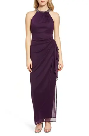 Alex Evenings Keyhole Evening Dresses