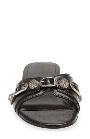Balenciaga Le Cagole Slide Sandal - Black