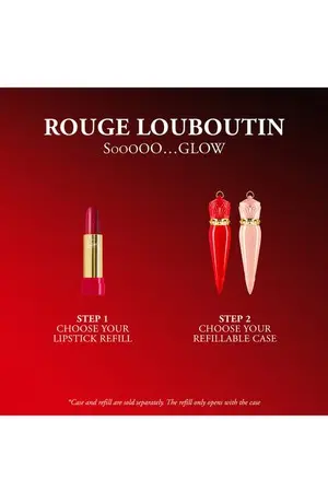 CHRISTIAN LOUBOUTIN So Glow Refillable Lipstick Case - Red