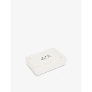 Alexander McQueen Graffiti Brand-print Leather Billfold Wallet