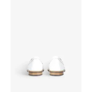 Carvela Horsebit-embellished Leather Loafers - White