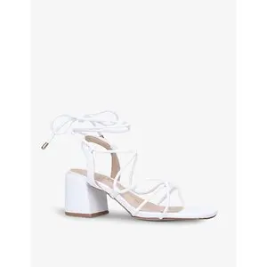 Kurt Geiger Roma Strappy Vegan-leather Heeled Sandals