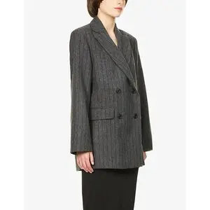 MUSIER PARIS Cleophee Double-breasted Wool-blend Jacket