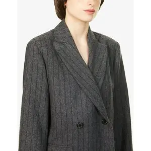 MUSIER PARIS Cleophee Double-breasted Wool-blend Jacket