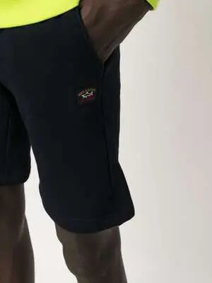 Paul & Shark Logo Patch Organic Cotton Shorts