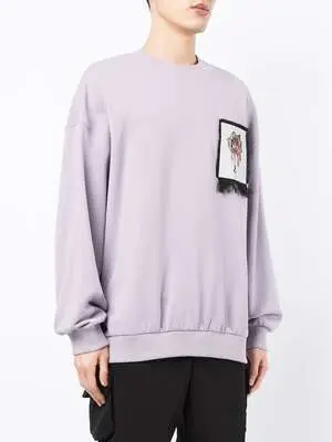PORTS V Graphic-print Crew Neck Sweatshirt