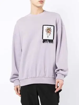 PORTS V Graphic-print Crew Neck Sweatshirt
