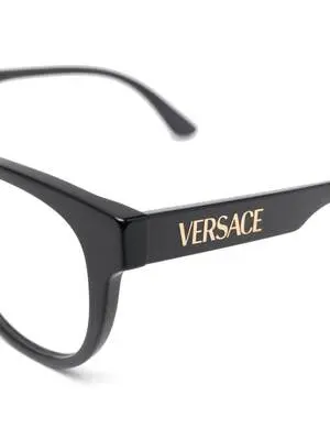 Versace Round Frame Eyeglasses
