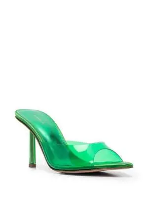 LE SILLA Afrodite Pointed Sandals - Green