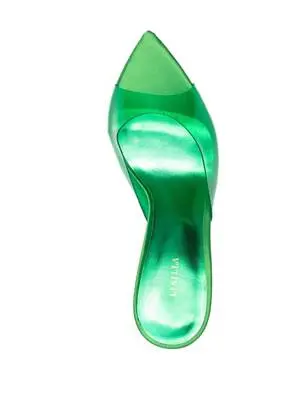 LE SILLA Afrodite Pointed Sandals - Green