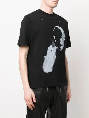 HELIOT EMIL Graphic-print Cotton T-shirt