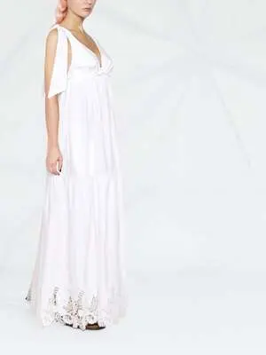P.a.r.o.s.h Lace-embellished Maxi Dress