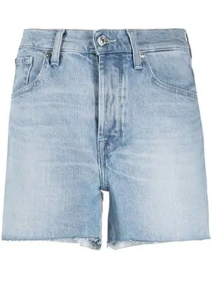 7 For All Mankind Zip Up Shorts For Women