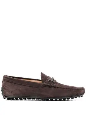 TOD'S Suede Bar Loafers