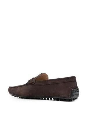 TOD'S Suede Bar Loafers