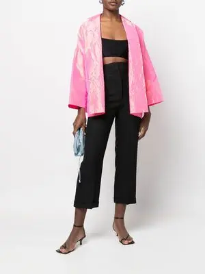 DANIELA GREGIS Wrinkled-effect Silk Jacket