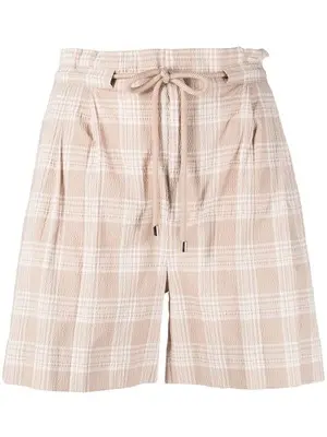 Woolrich Check-print Seersucker Shorts